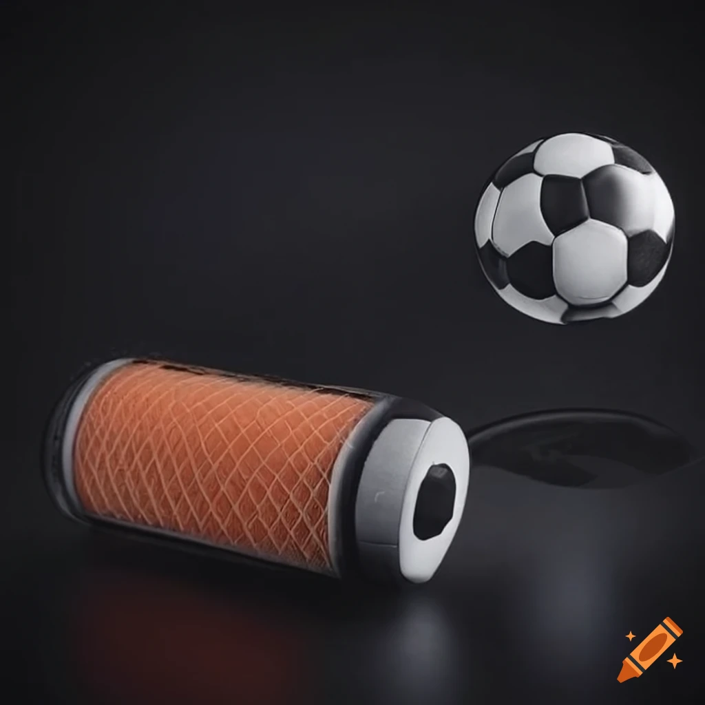 Car filters and a soccer ball on Craiyon