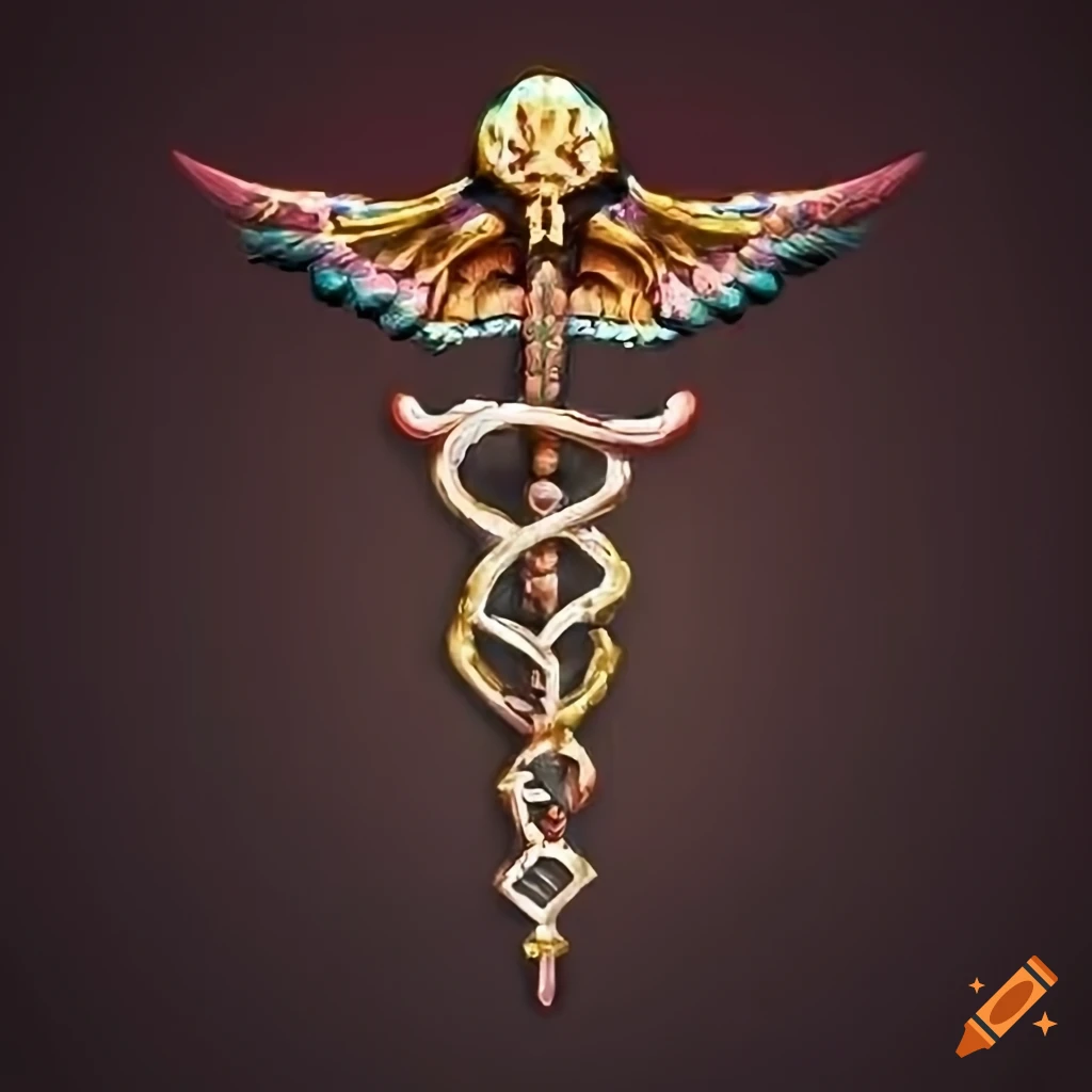 Image of a caduceus weapon