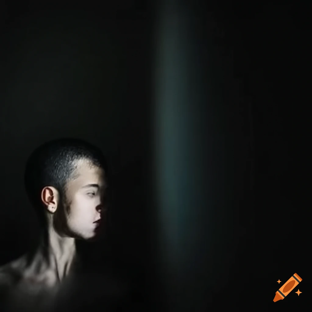 Silhouette of a man in the shadows on Craiyon