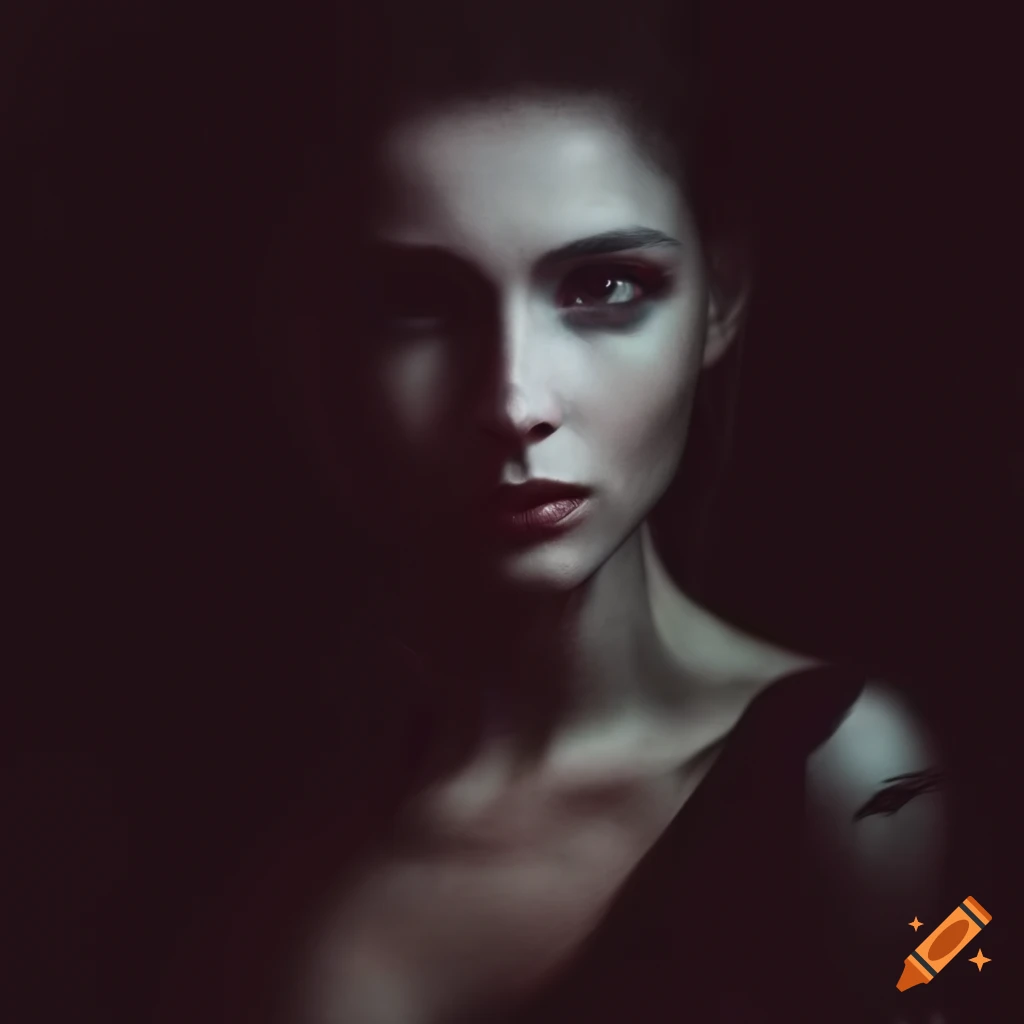 Hyper realistic portrait of an androgynous woman