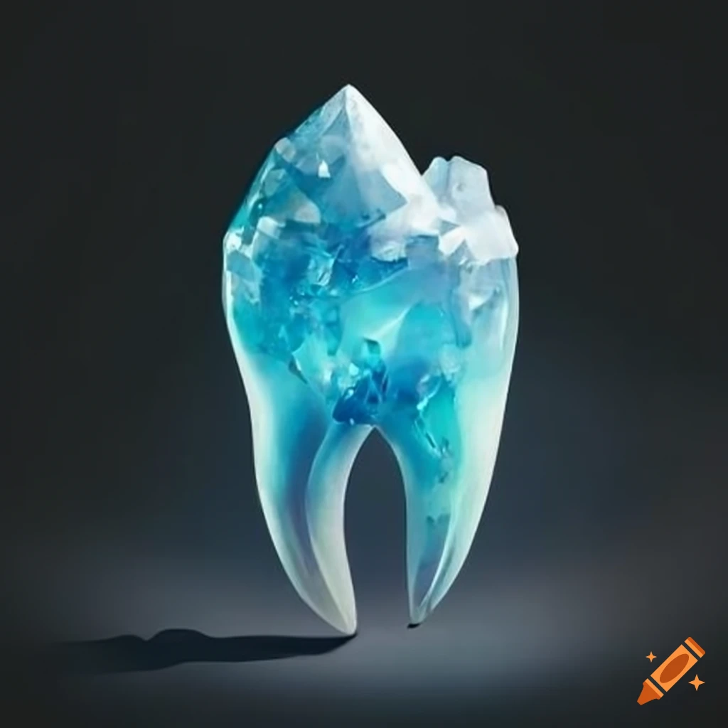 Crystal tooth on Craiyon