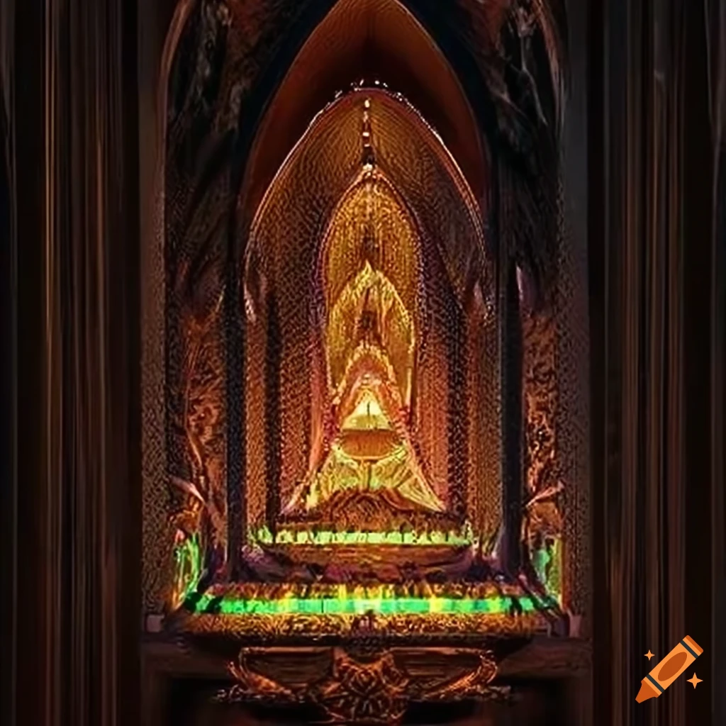 Detailed woven light beam artwork with werewolf motif on Craiyon