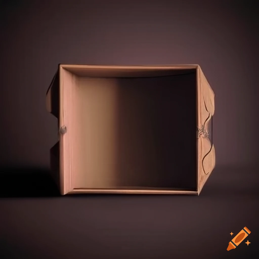 Image of a spooky empty box on Craiyon