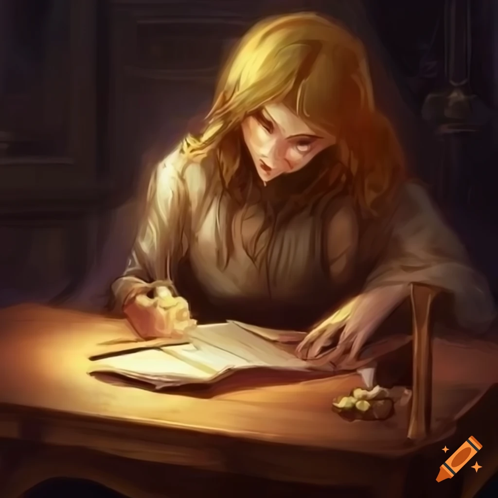 Fantasy art of a note revealing a fake alibi