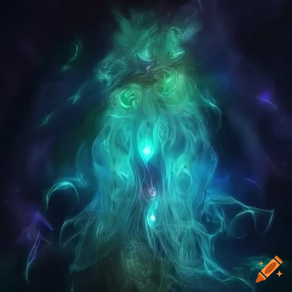 Texture of a fantasy aura spell on Craiyon