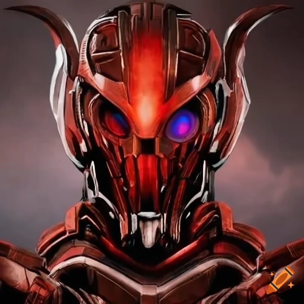 Digital artwork of ultron and lord zedd