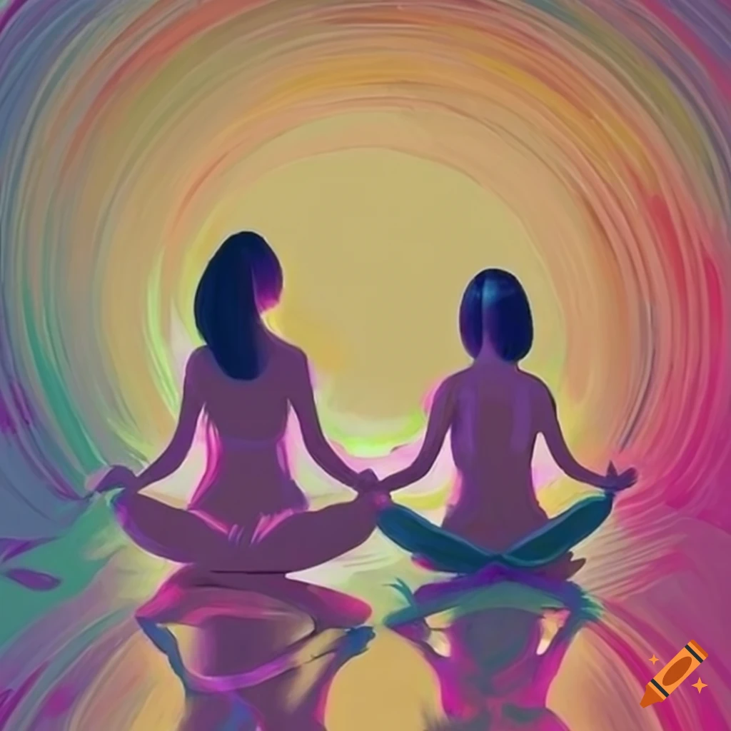 Artwork Of Two Women In Meditation On Craiyon artwork-of-two-women-in-meditation-on-craiyon