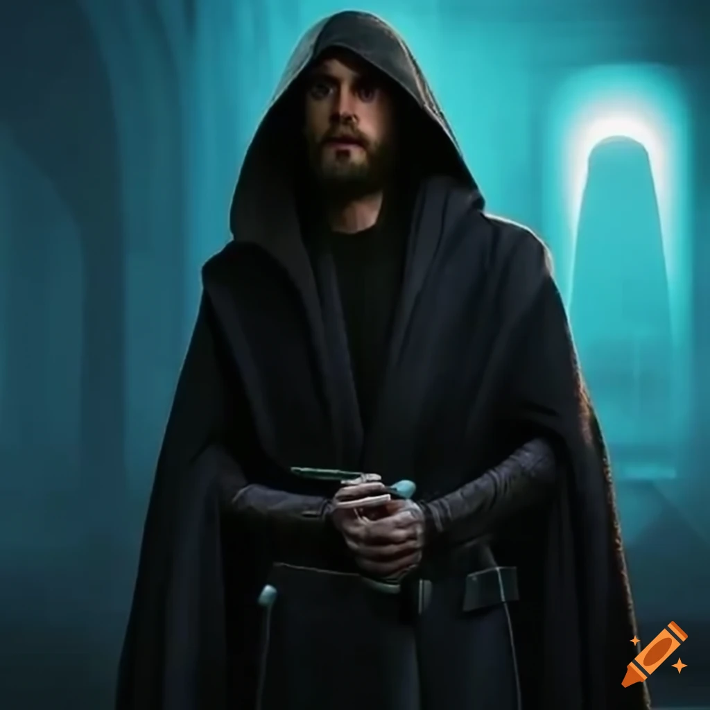 Cosplay of Jared Leto as a Jedi master on Craiyon