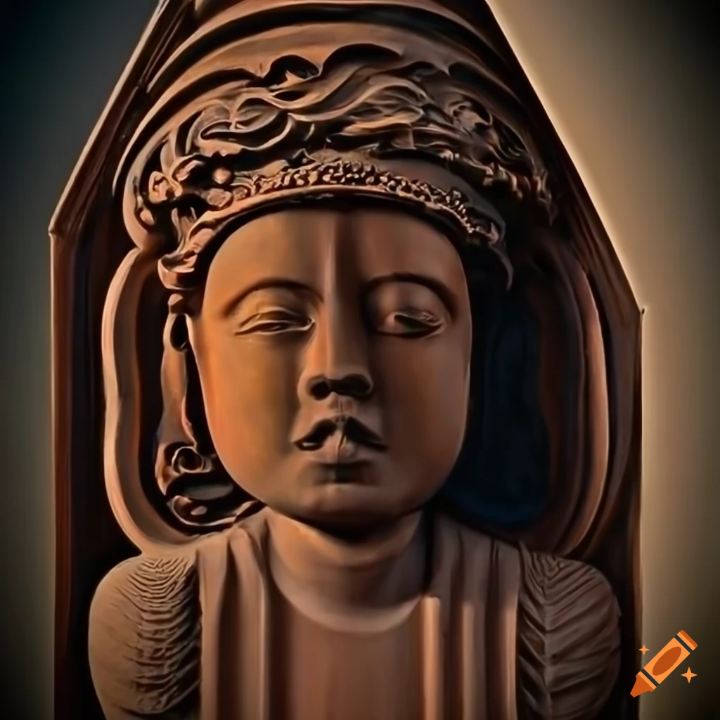 Variegated 'architectural stave carving' style art in high definition ...