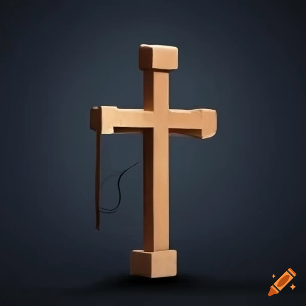 Christian cross symbol on Craiyon
