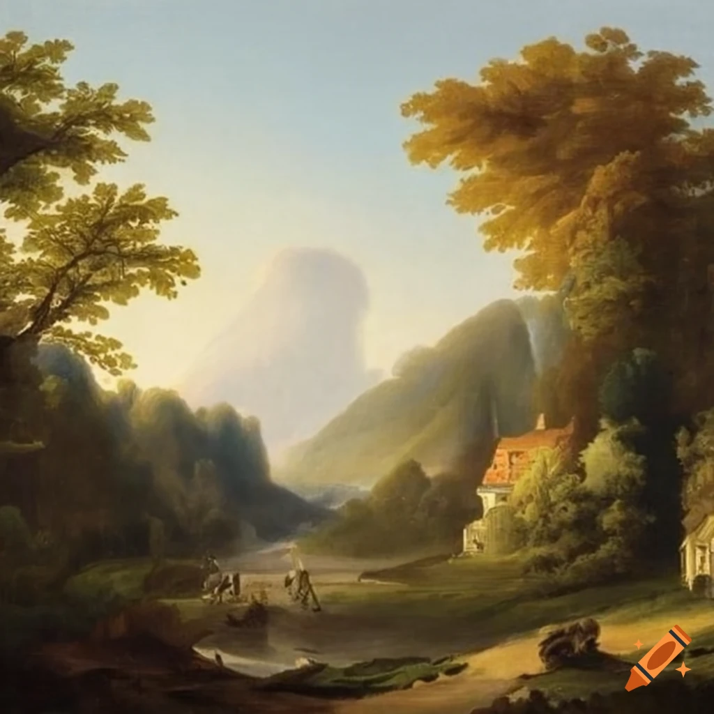 Historic landscape of germany in the 1800s on Craiyon