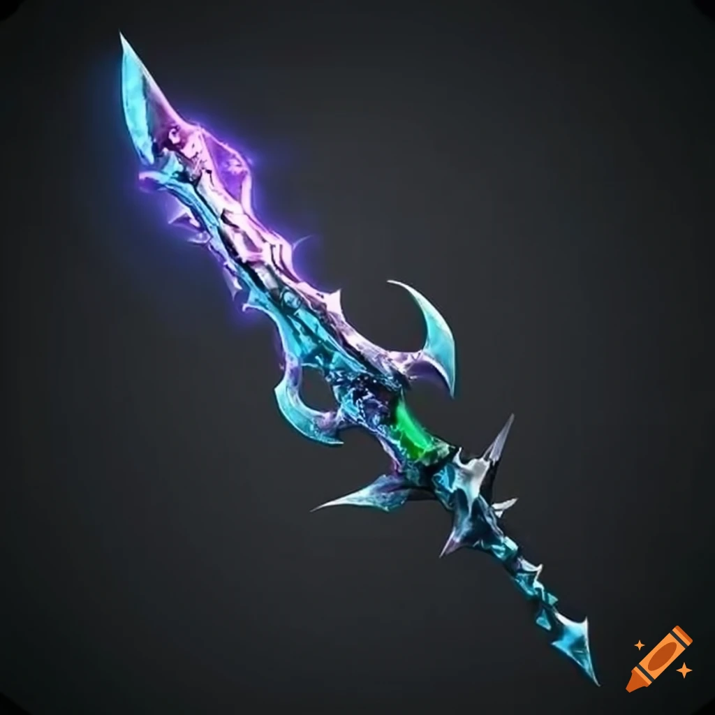 Mythic master sword with a perfect wave design on Craiyon