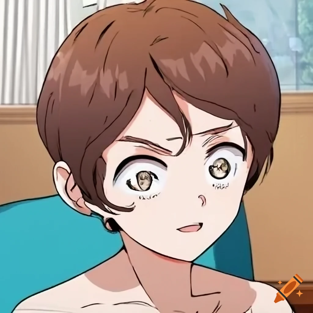 Illustration of skinny children in anime style on Craiyon