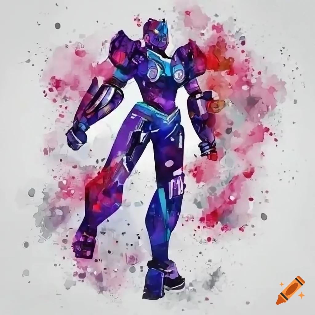 Futuristic artwork of a powerful female transformer on Craiyon