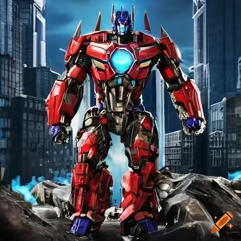 Image of green lantern and optimus prime on Craiyon