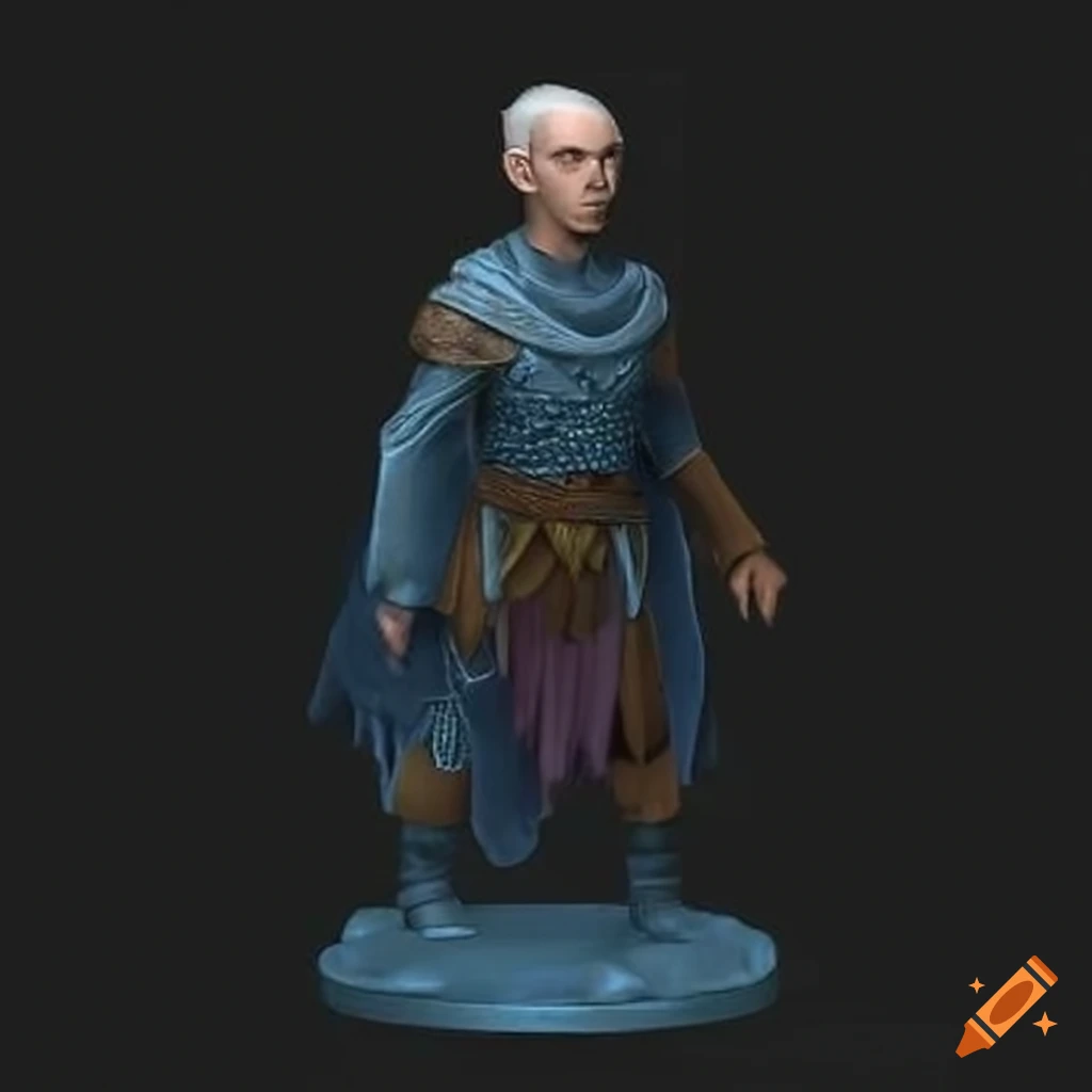 Image of a male half-elf ice wizard