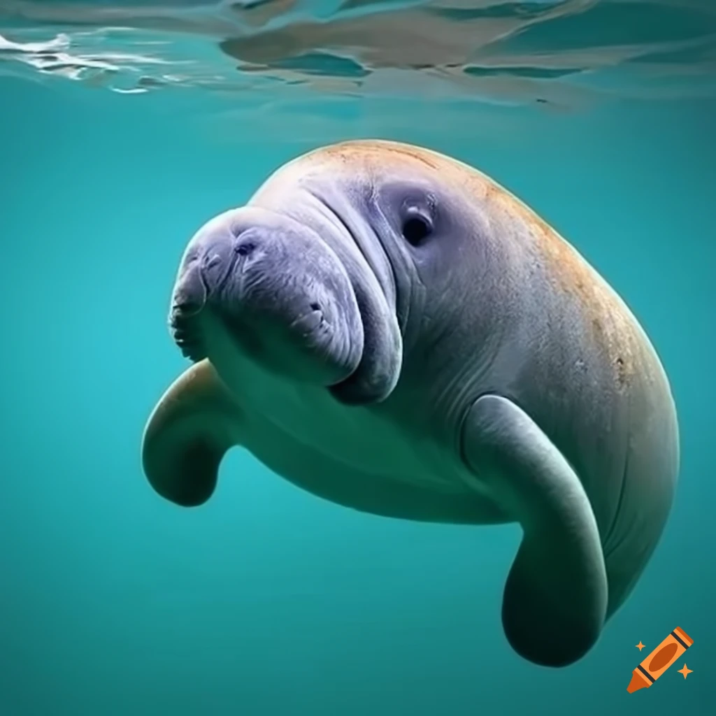 A Manatee Swimming Underwater On Craiyon a-manatee-swimming-underwater-on-craiyon