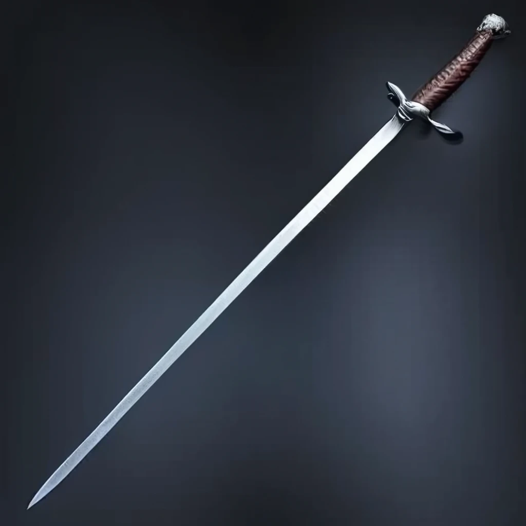 Elegant longsword on Craiyon