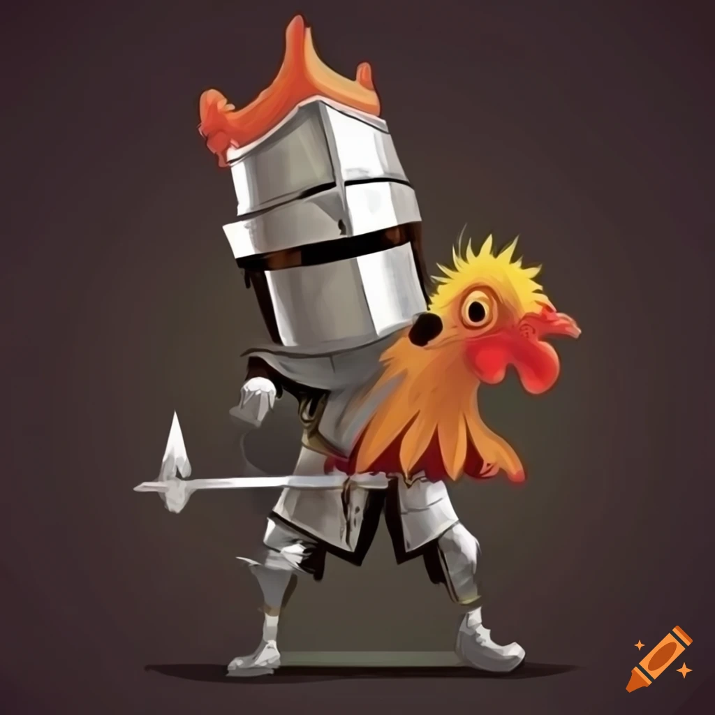 Cosplay of solaire, the duck knight on Craiyon
