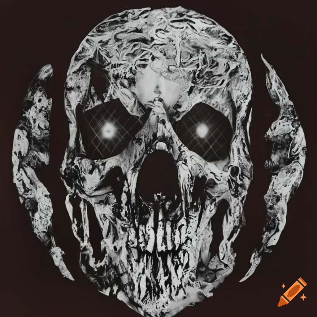 Album cover with diamond eyes