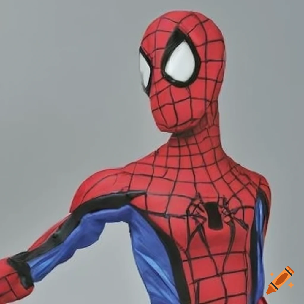 Artwork of spidey sona unmasked on Craiyon