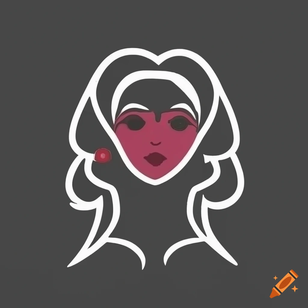 Minimalistic logo of Sabrina Spellman on Craiyon