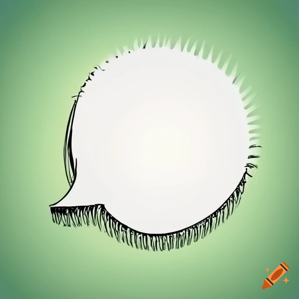 Comic dialogue balloon with a long text on Craiyon