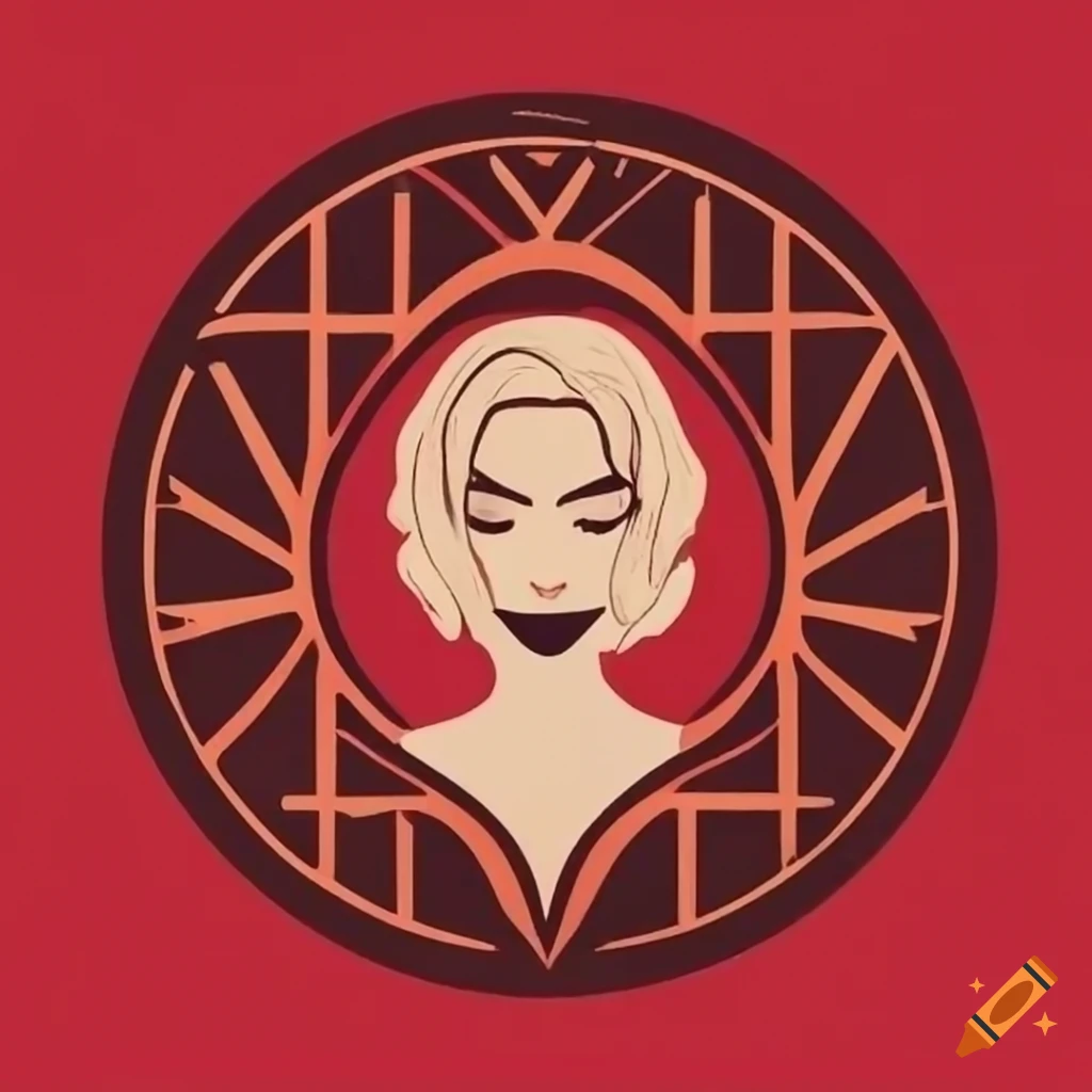 Minimalistic logo of sabrina spellman on Craiyon
