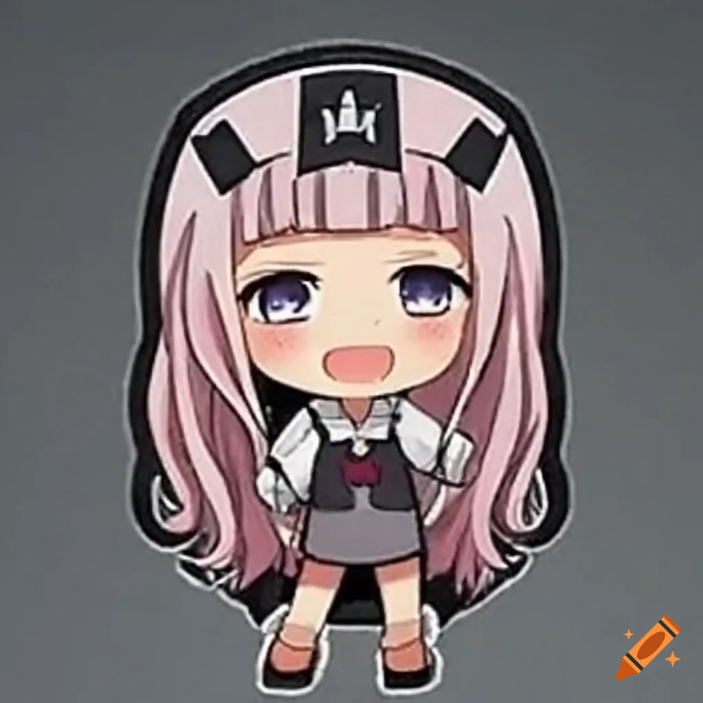 Chika fujiwara chibi sticker