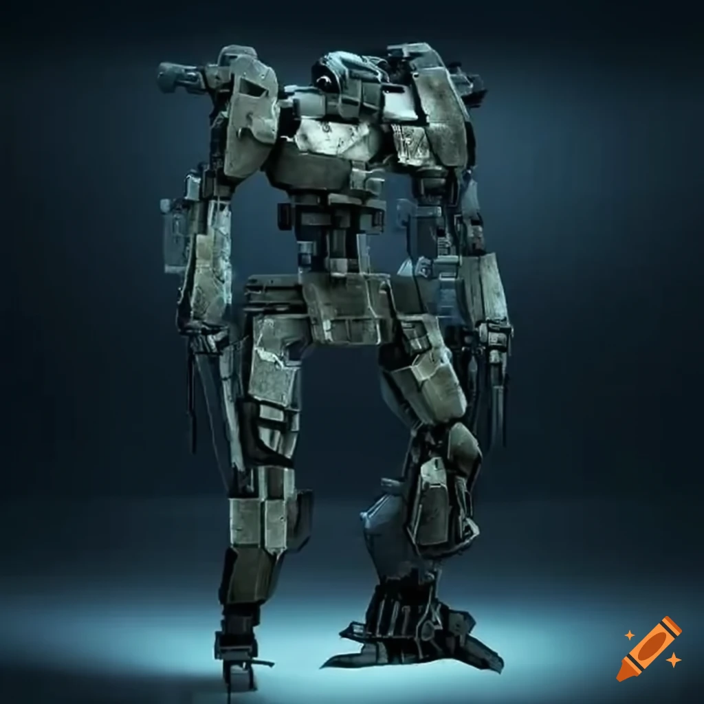 Shining crystal humanoid mecha on Craiyon