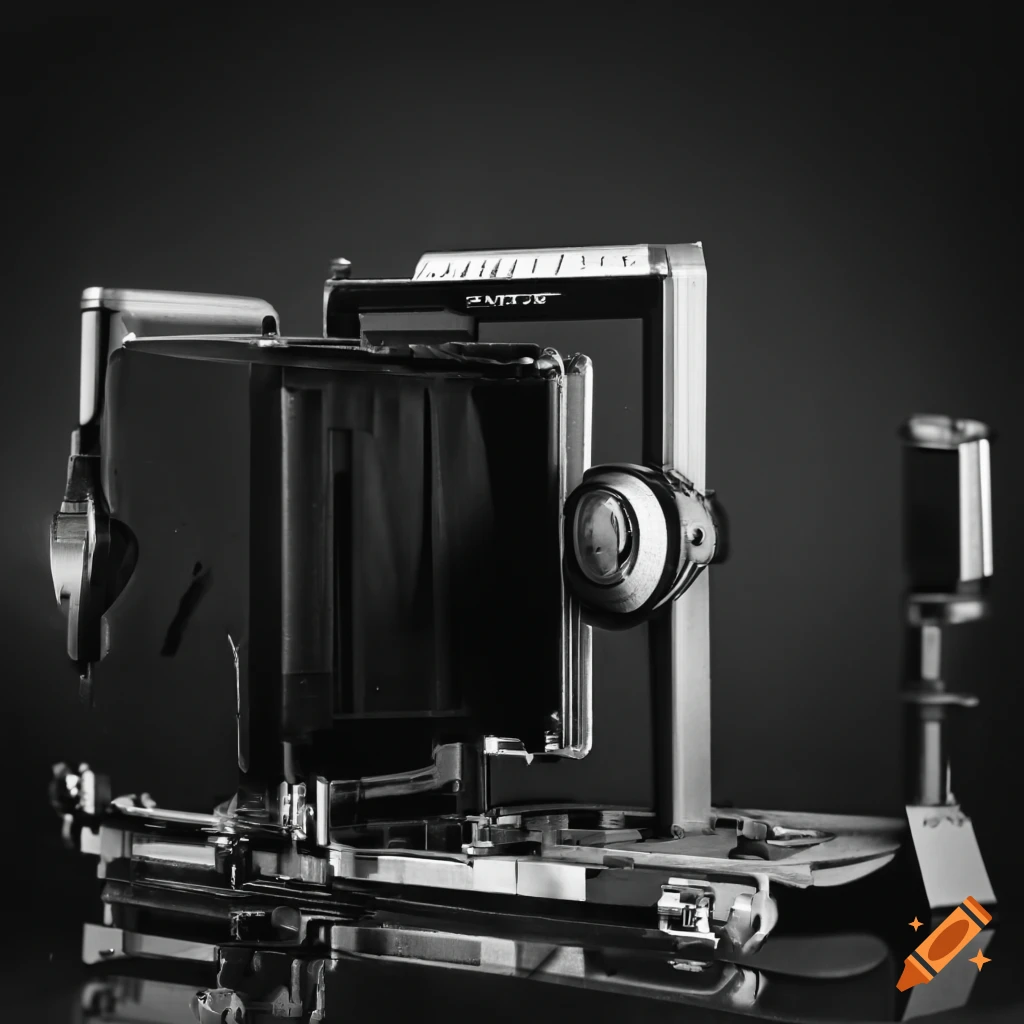 Large format camera on Craiyon