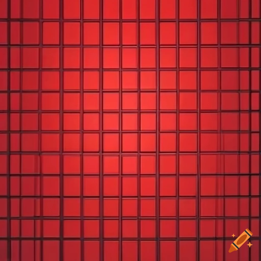 Red Grid Pattern