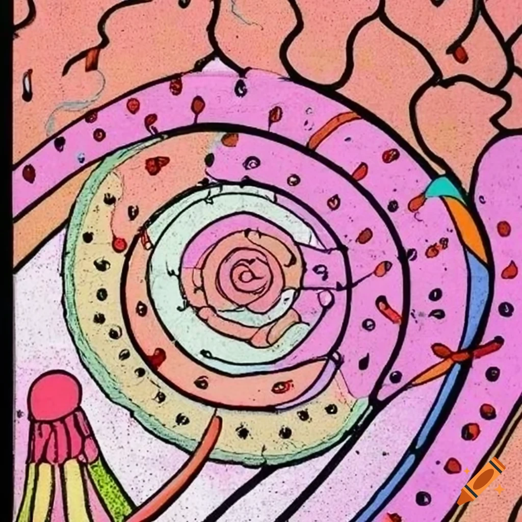 Spirograph illustration by michael deforge on Craiyon