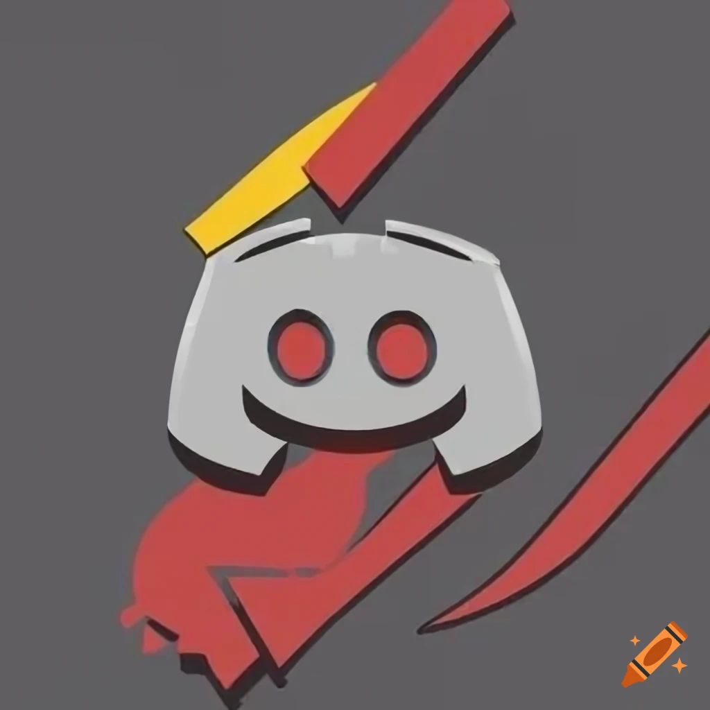 Symbol of communism with discord logo on Craiyon