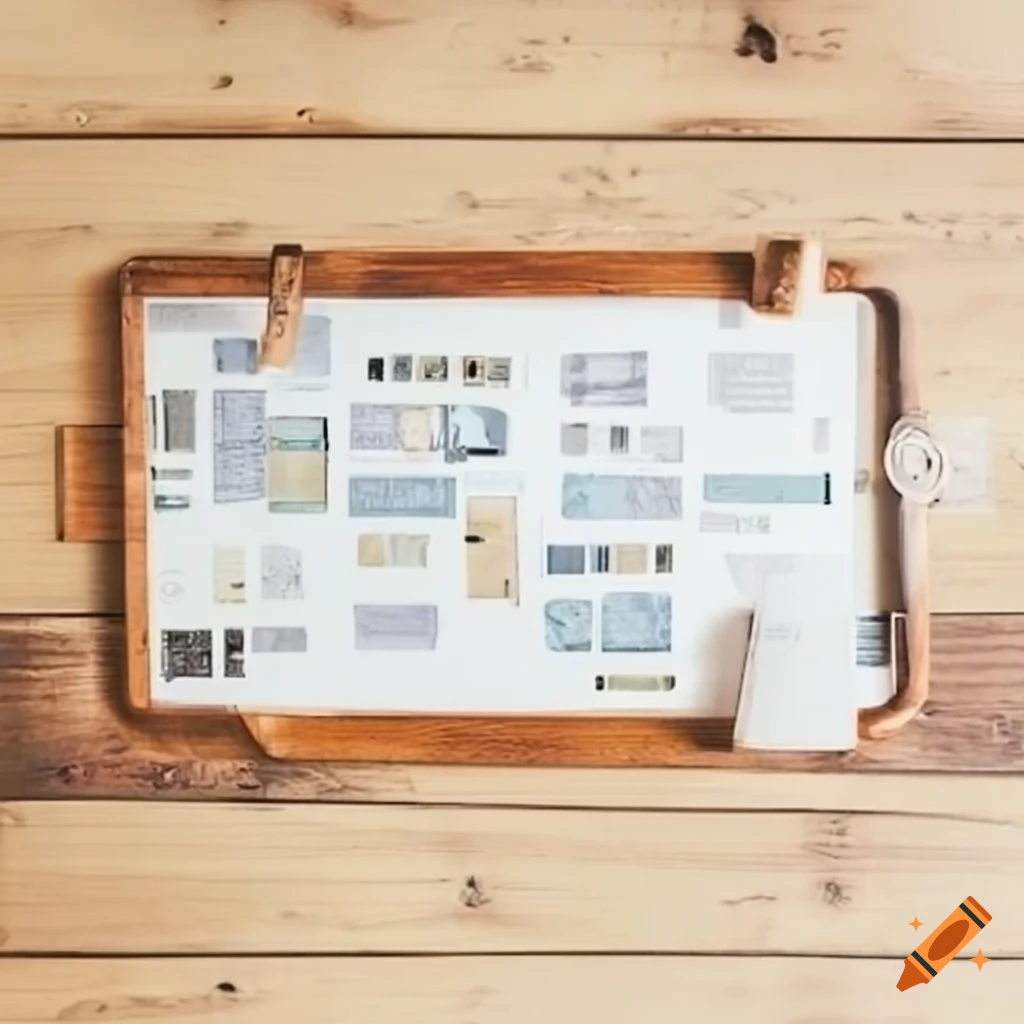 Centered boards in web design on Craiyon