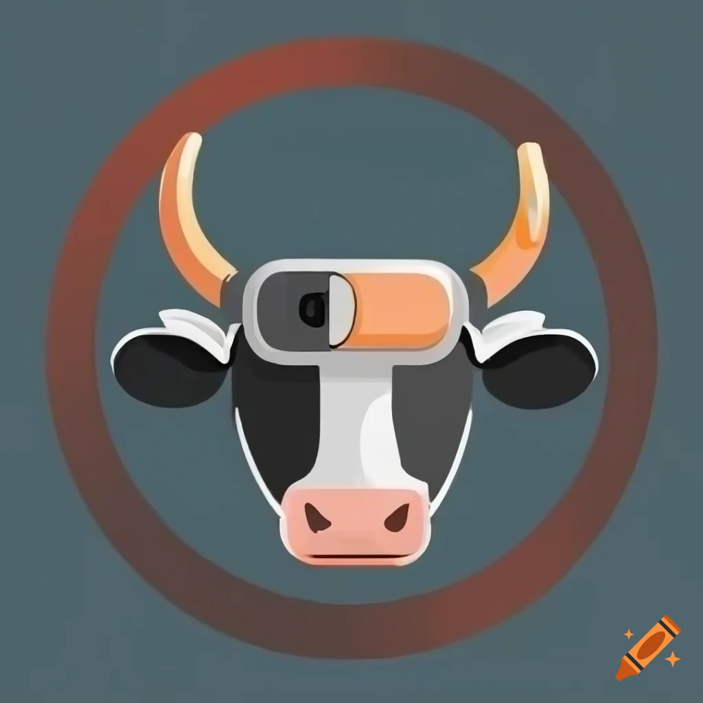 Cow wearing a vr headset on Craiyon