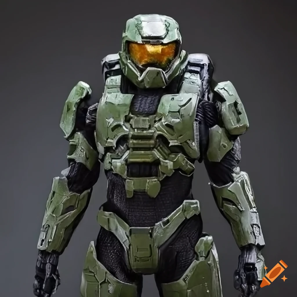 Kawaii halo master chief plush by sanrio on Craiyon