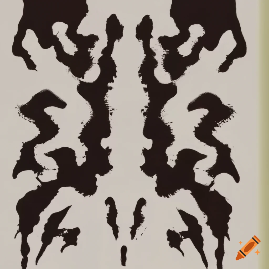 Rorschach inkblot art