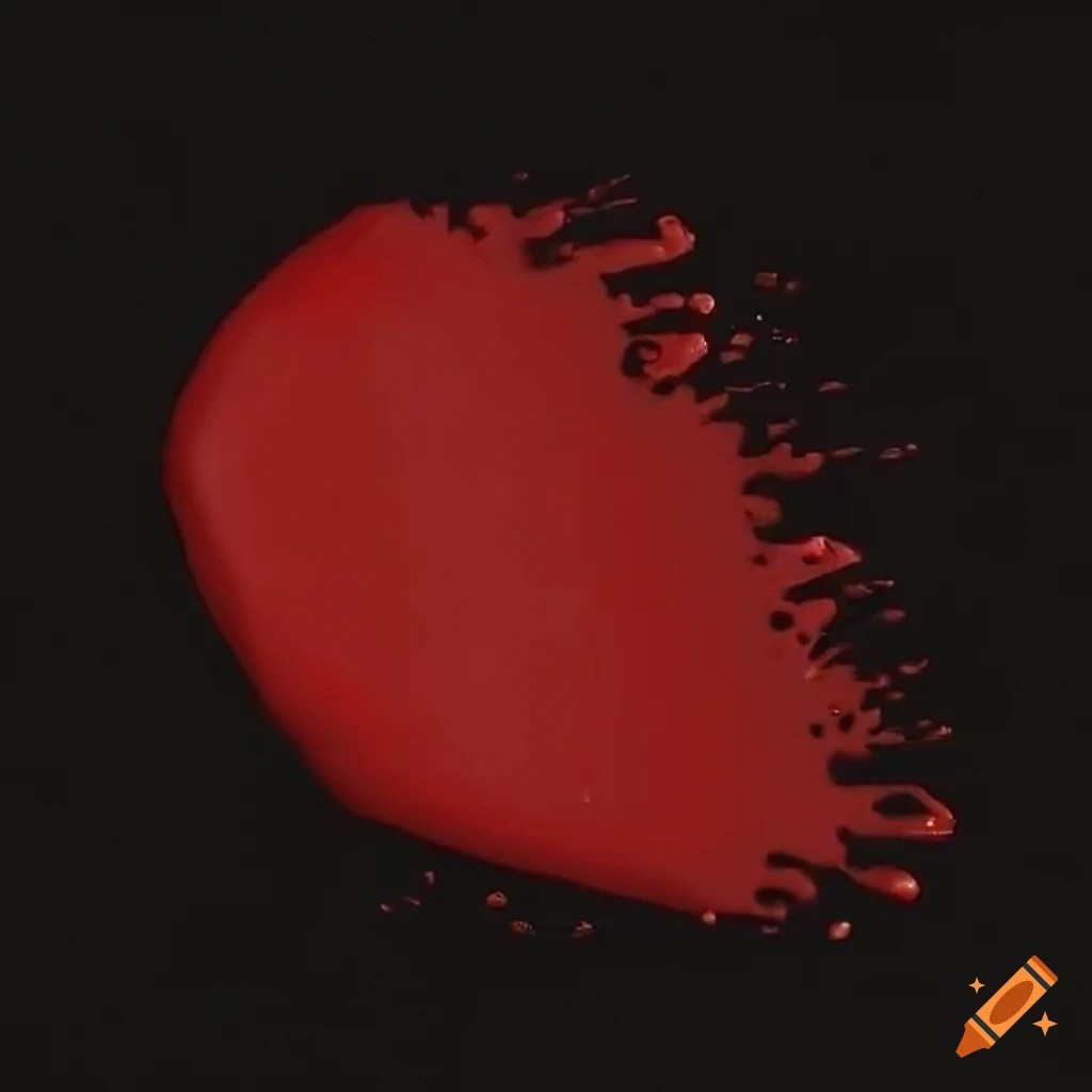 Abstract blood trail texture on black background on Craiyon