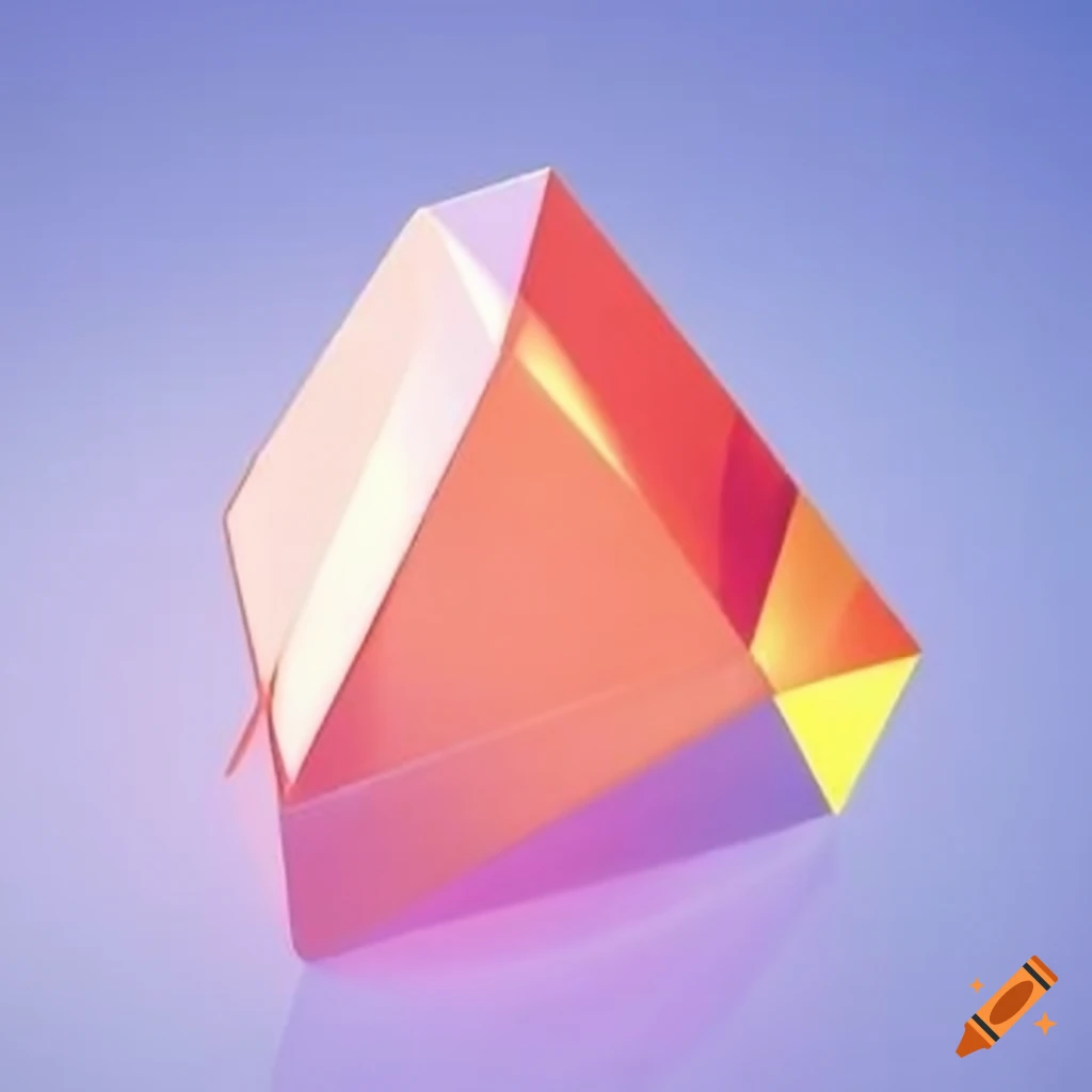 Abstract prism artwork