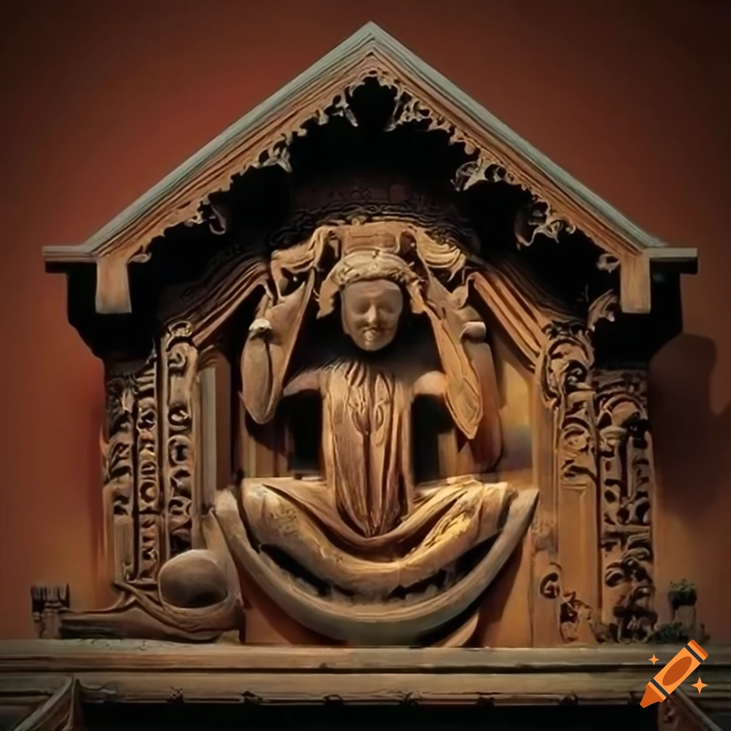 Human and mythological greek sphinx facing each other on Craiyon