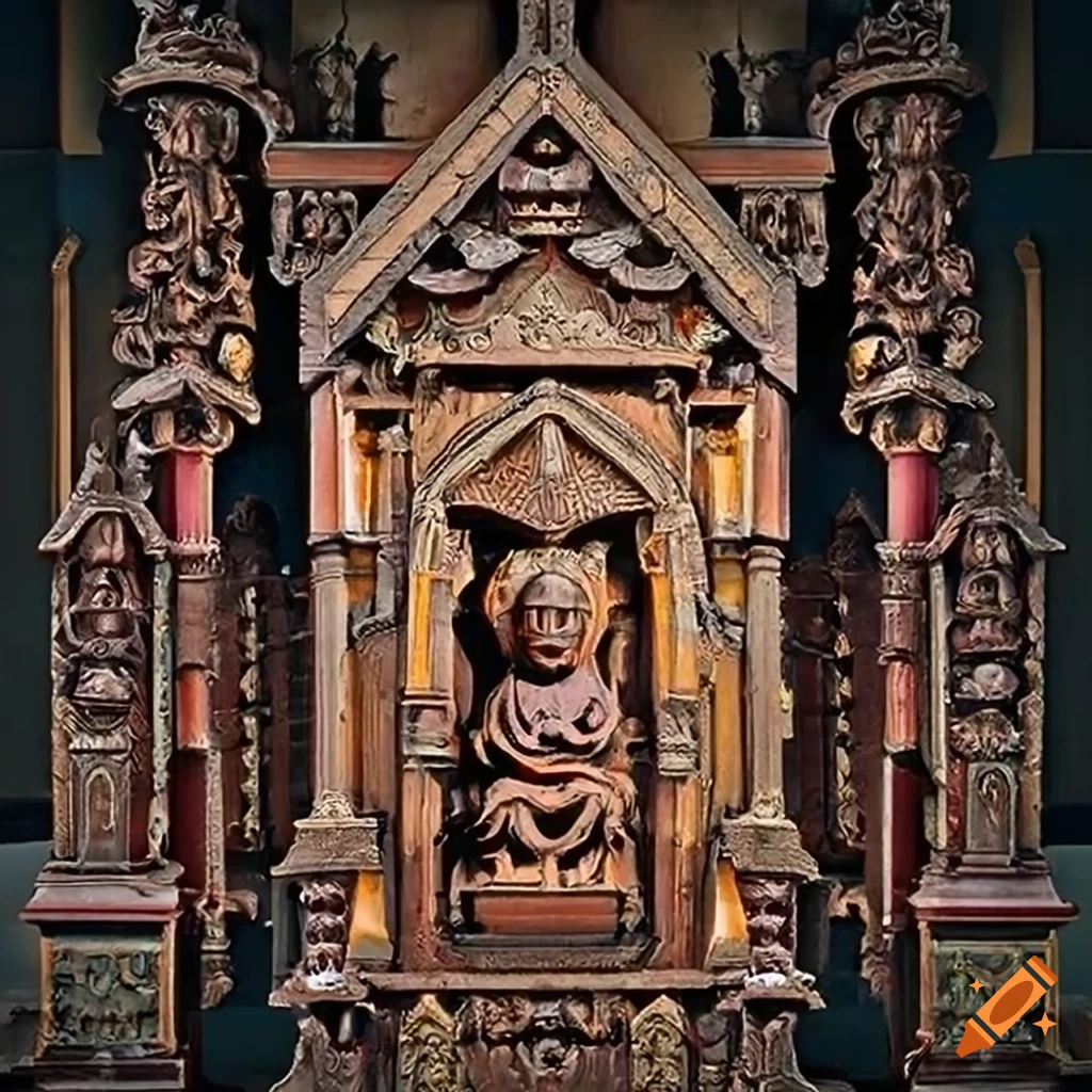 Ancient inscription in stone on Craiyon