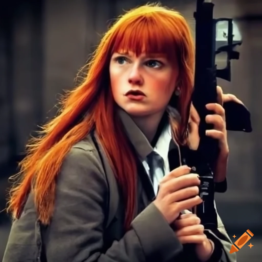 Movie poster of a redhead detective in Florida on Craiyon