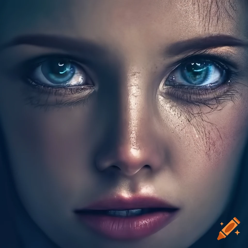 High resolution close-up portrait on Craiyon