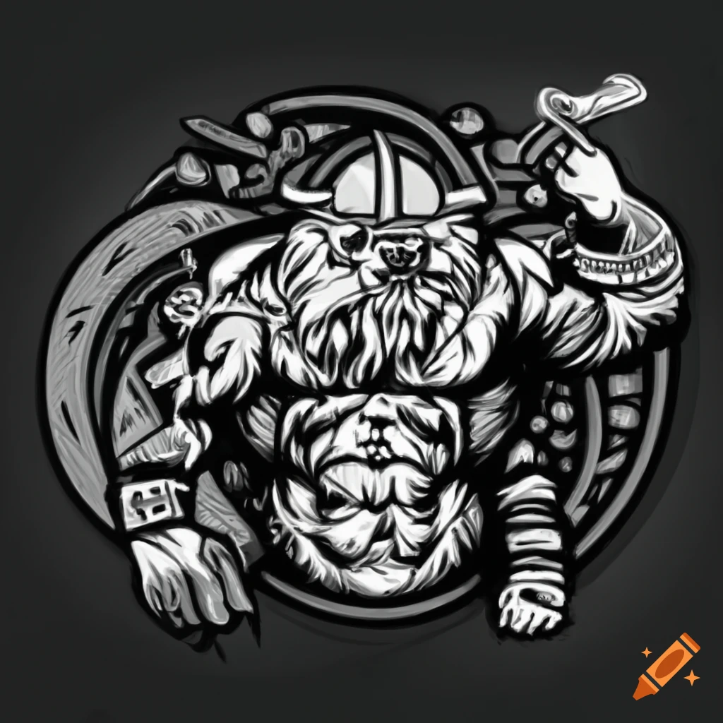 Representation of the god odin in a futuristic setting on Craiyon