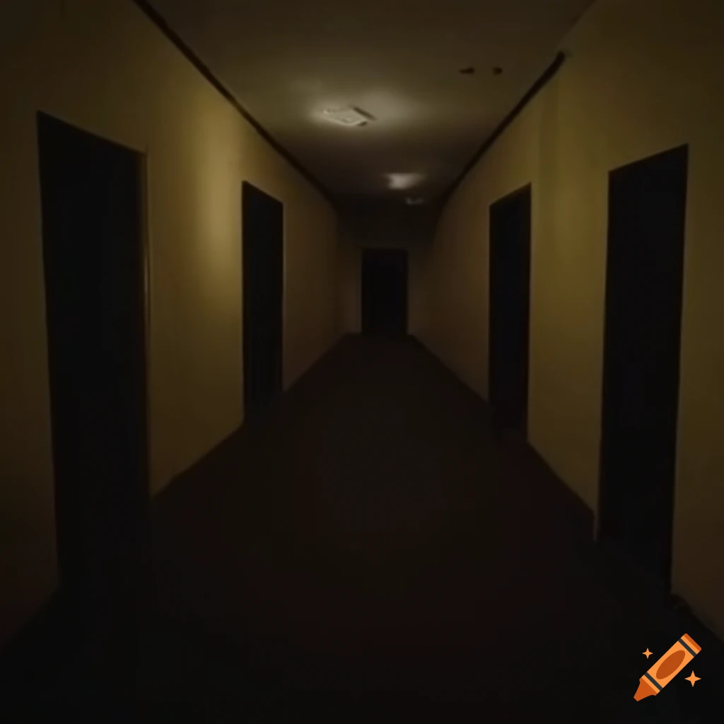 Backroom of a liminal space on Craiyon