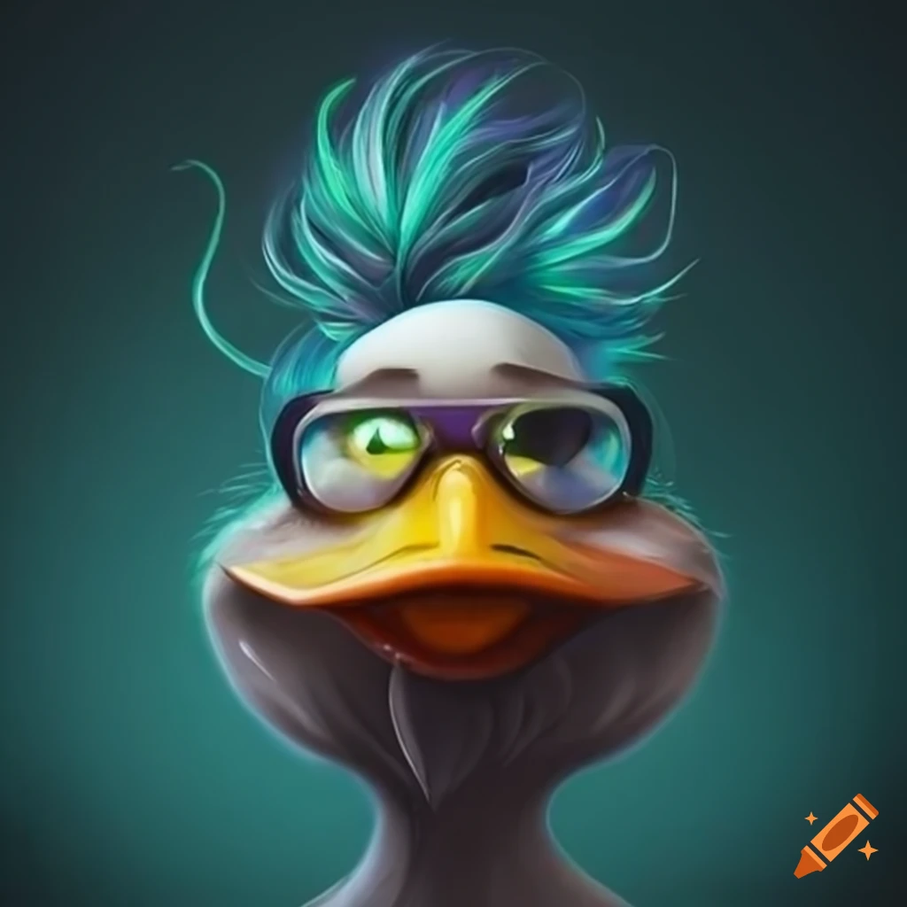 Animated image of an angry white duck holding a machine gun and running ...