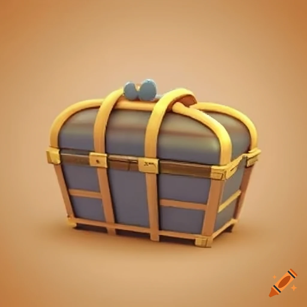Cute chest boxes for casual game on Craiyon
