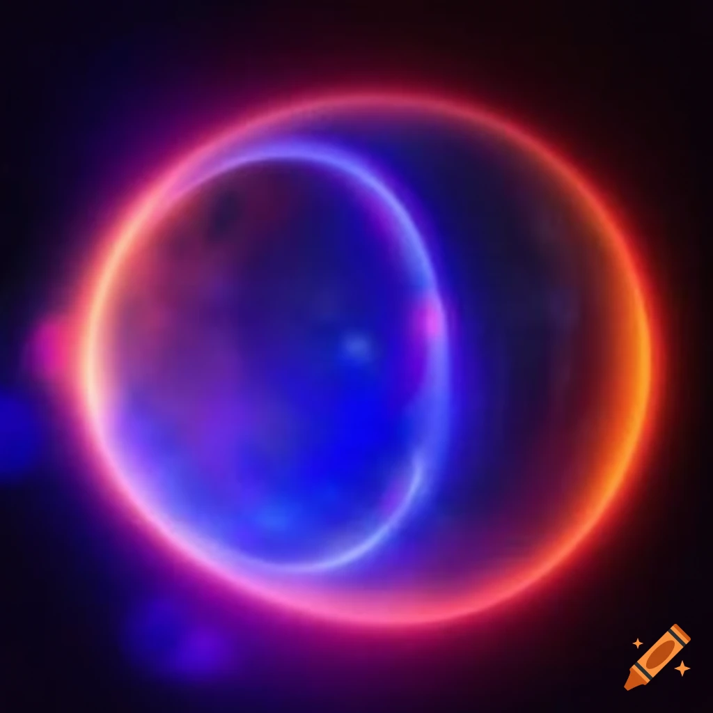 Glowing magic ball on Craiyon