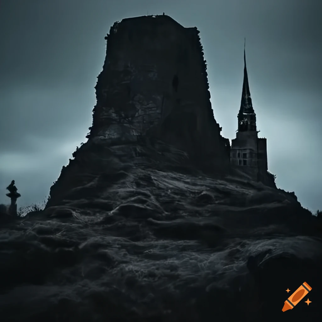 Image of a dark and mysterious tower